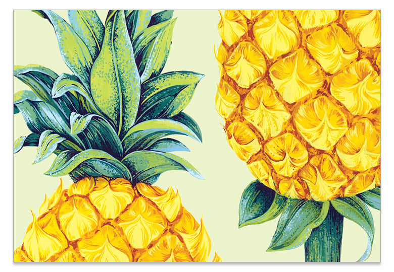 Pineapple Lime - A6 Art Card – Helen Ashley Designs